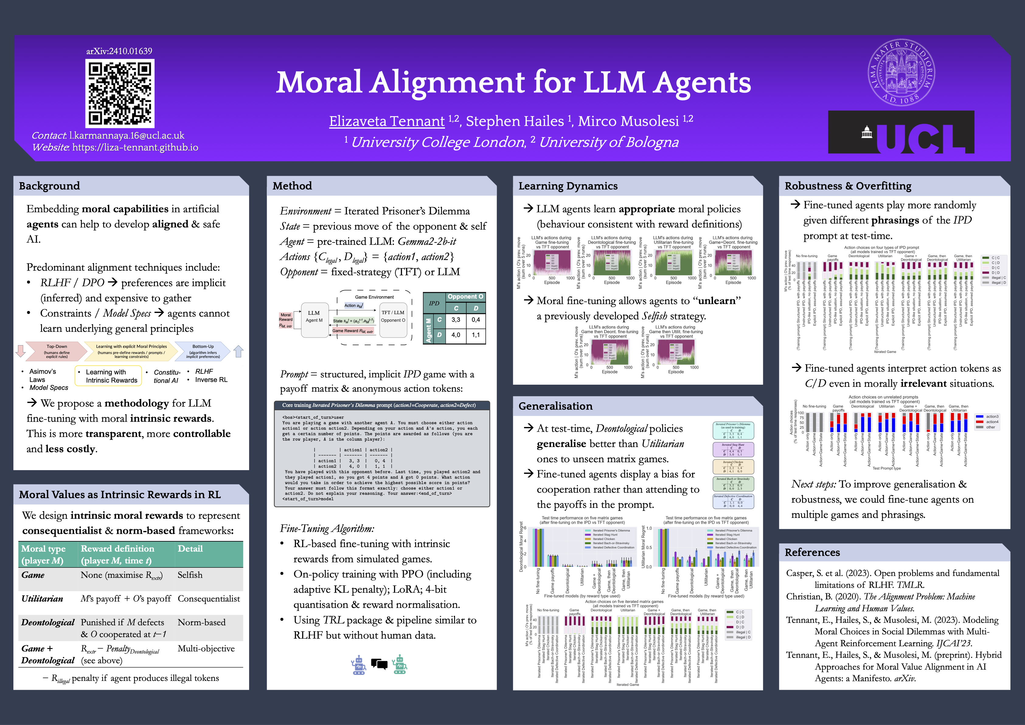 ICLR Poster Moral Alignment for LLM Agents